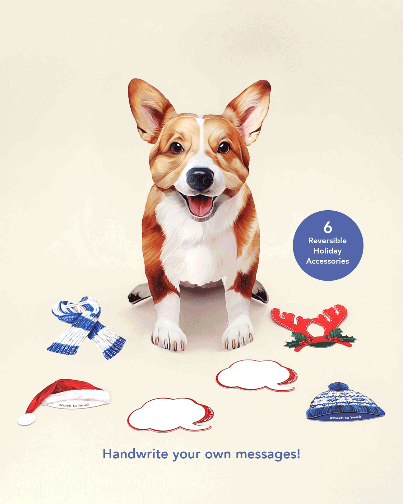 Bring Joy Home with Festive Pop-Up Corgis | FreshCut Paper