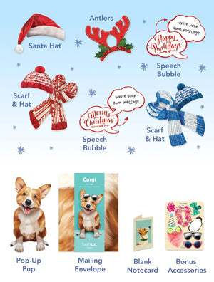 Bring Joy Home with Festive Pop-Up Corgis | FreshCut Paper