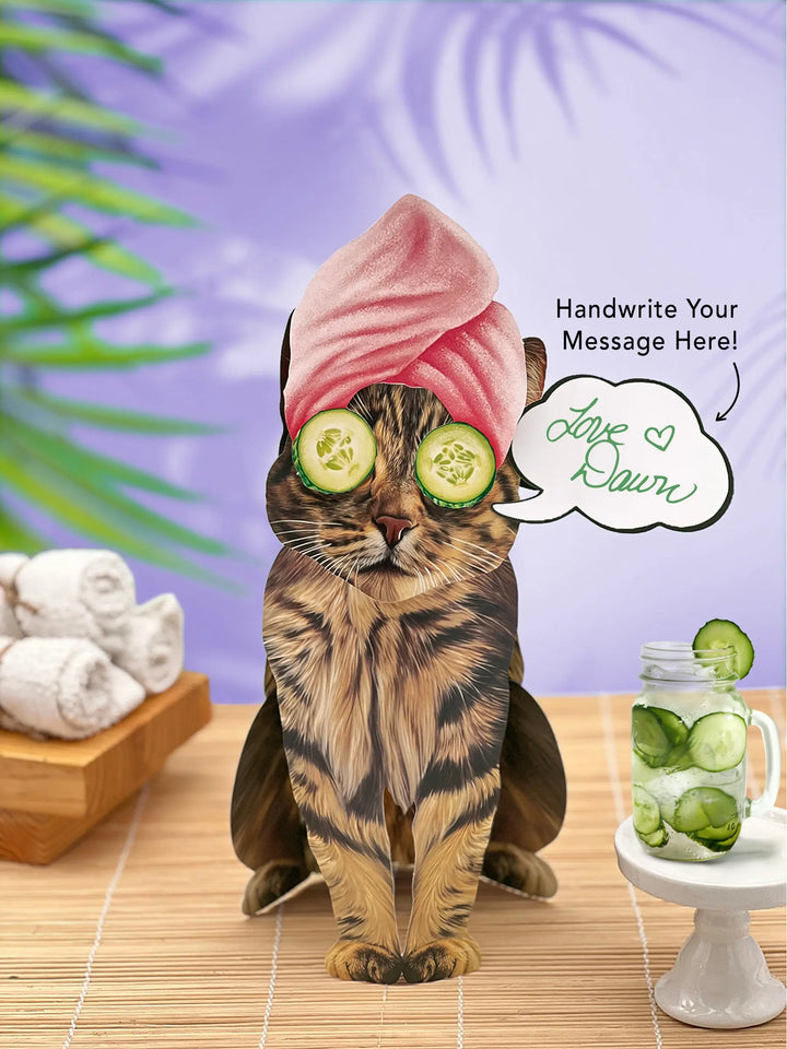 FreshCut Pop-Up Brown Tabby Cat | Whimsical Paper Pets for Every ...