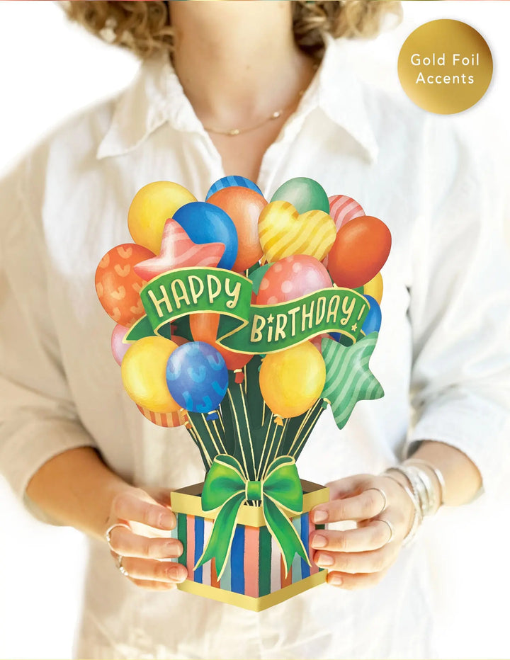 Pop-Up Balloons | 3D Birthday Balloon Cards by FreshCut Paper