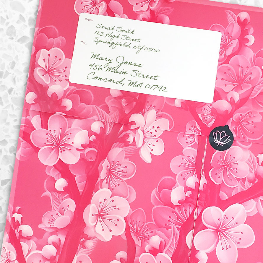 Grande Cherry Blossoms Paper Flower Bouquet – Fresh & Lifelike ...