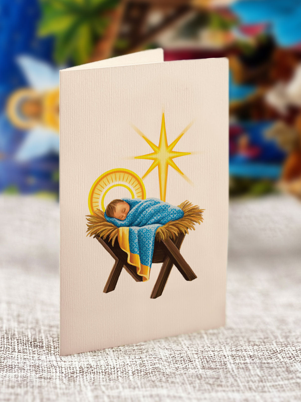 Starlit Nativity Display | FreshCut Paper: Illuminate Your Christmas with Tradition