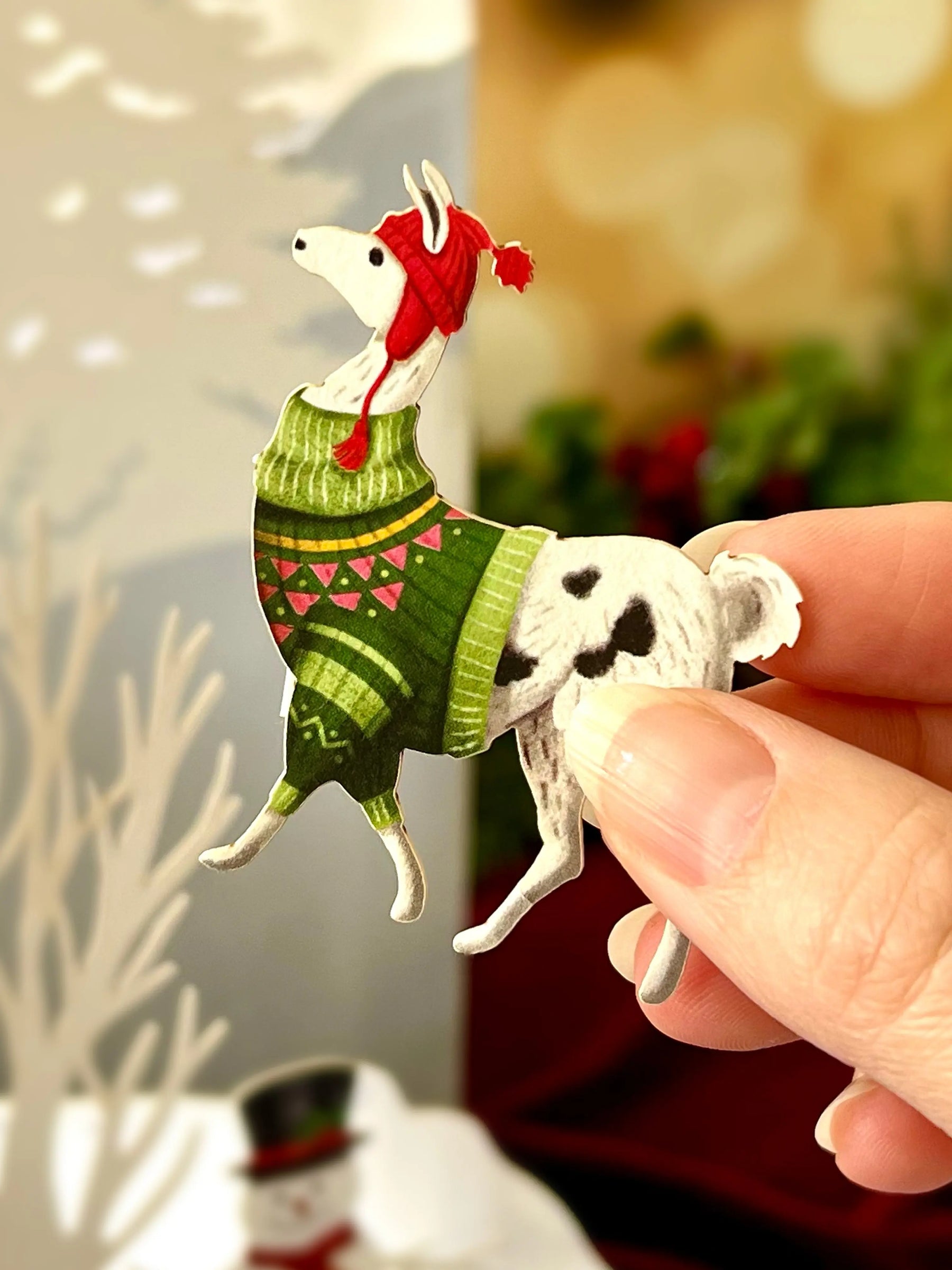 FreshCut Paper Woodland Wonderful Advent Calendar 3D Greeting Card