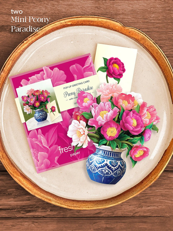 Mini Garden Bundle | FreshCut Paper 3D Petite Flower Bouquets