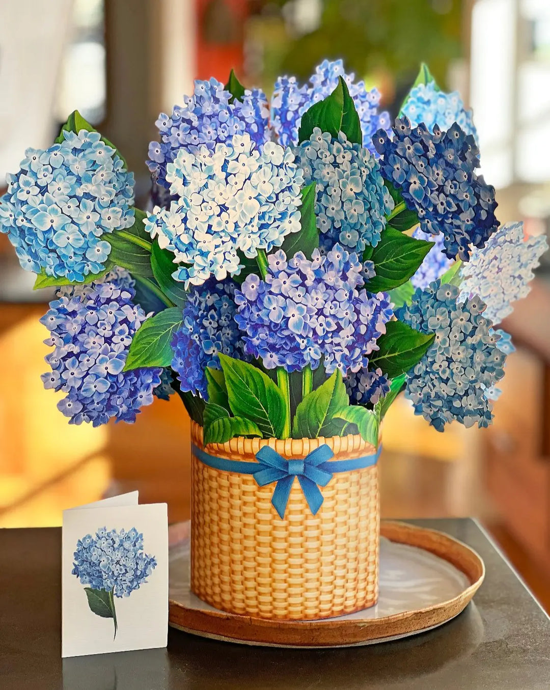 Grande Nantucket Hydrangea Paper Flower Bouquet – Elegant & Sustainable ...
