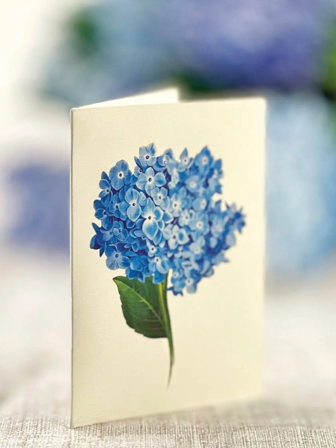 FreshCut Paper Pop Up Flowers Nantucket Hydrangeas 3D Greeting Card