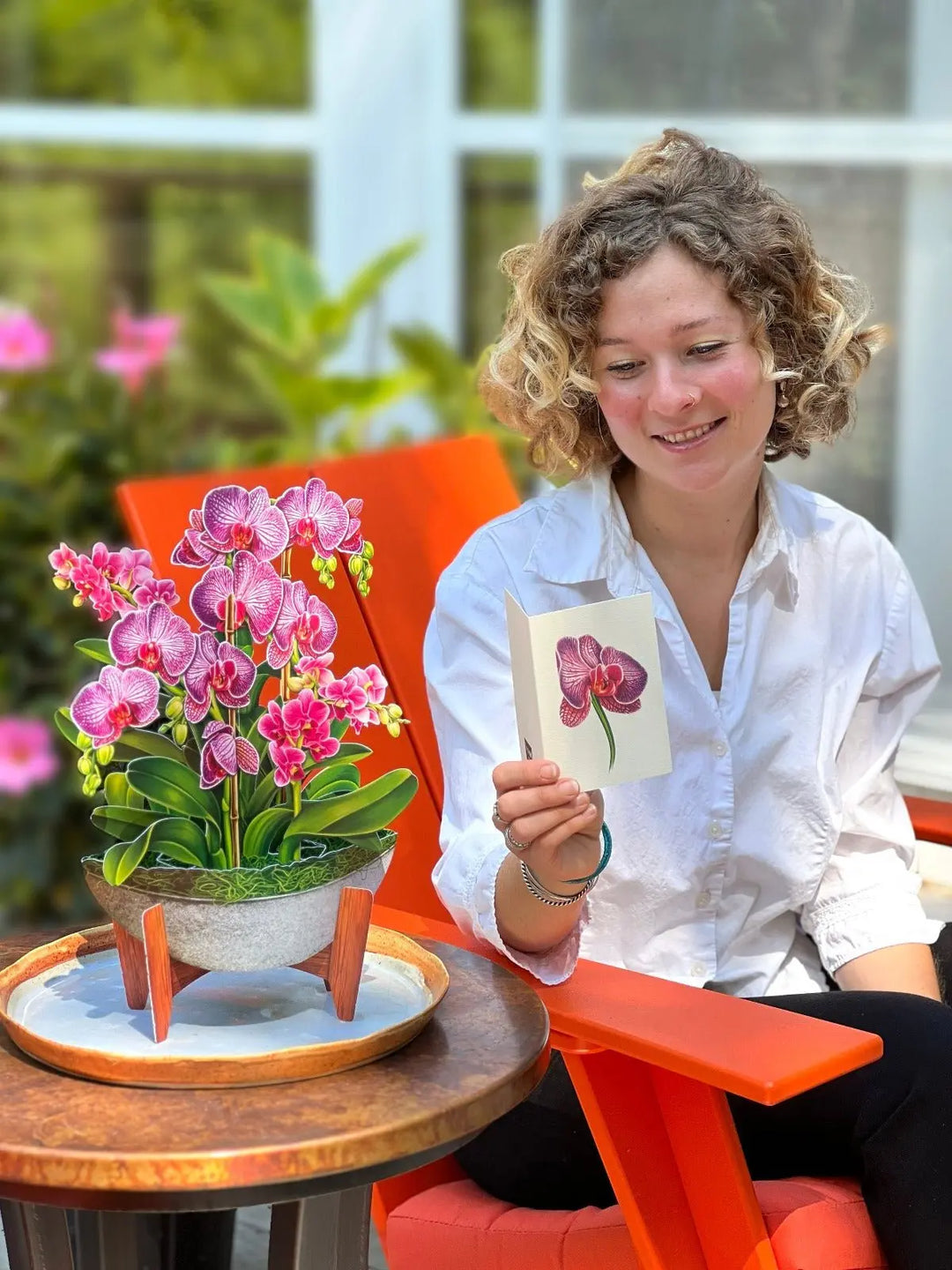 Orchid Oasis Paper Flower Bouquet | FreshCut Paper Floral Beauty