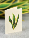 Snake Plant Pop-Up Card | Elegant Paper Flower Bouquet | FreshCut Paper
